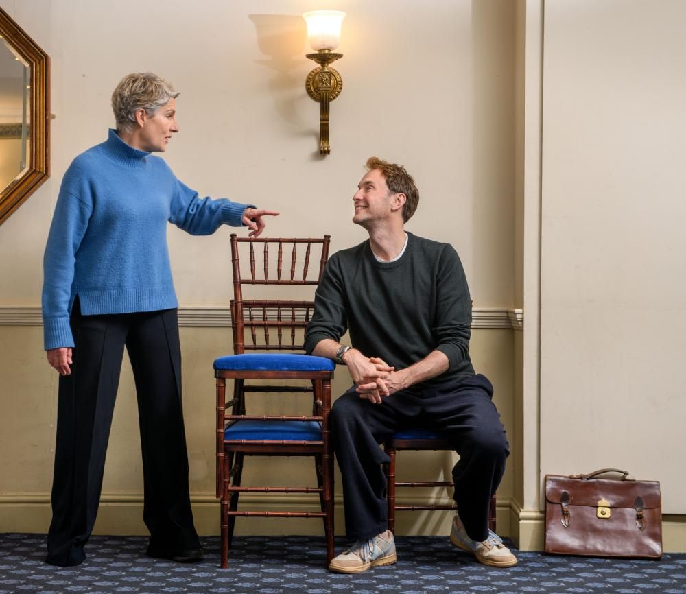 ‘You wiped the floor with me!’ Tamsin Greig and Oliver…