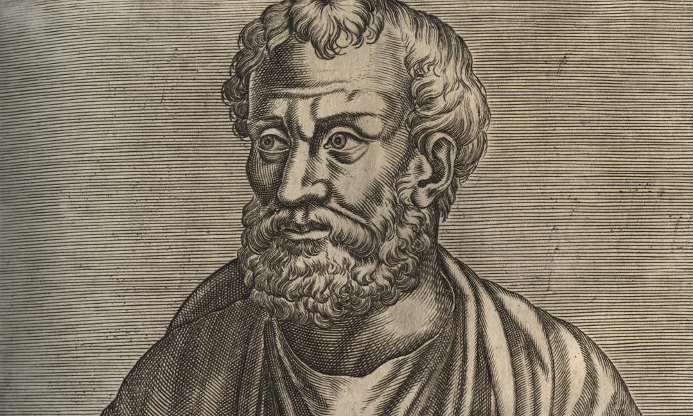 The Greek philosopher who was perhaps the first…