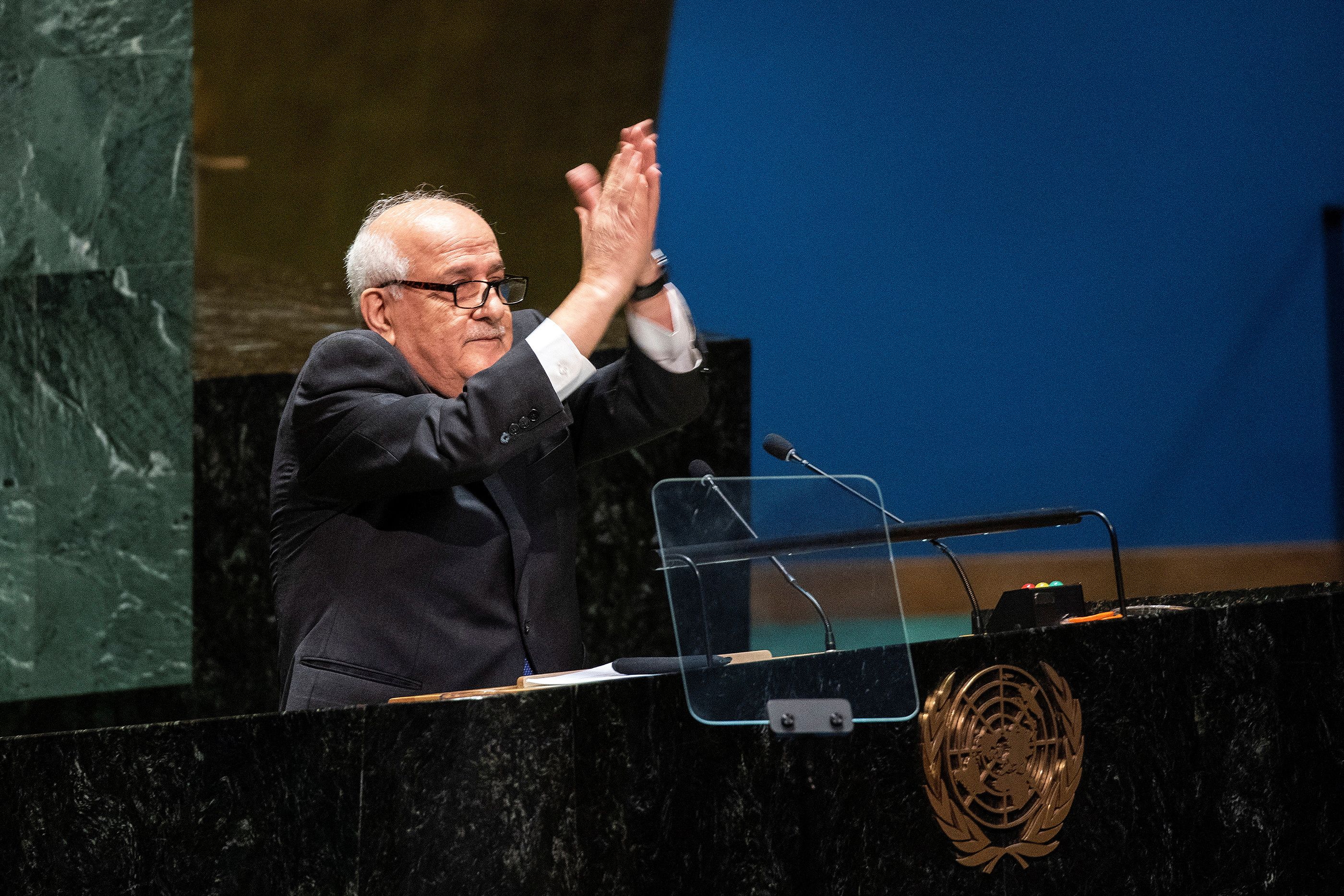 United Nations General Assembly backs Palestinian bid…