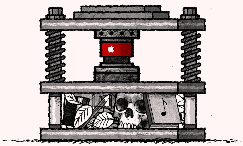 With its new iPad Pro ad, Apple is offering us the…