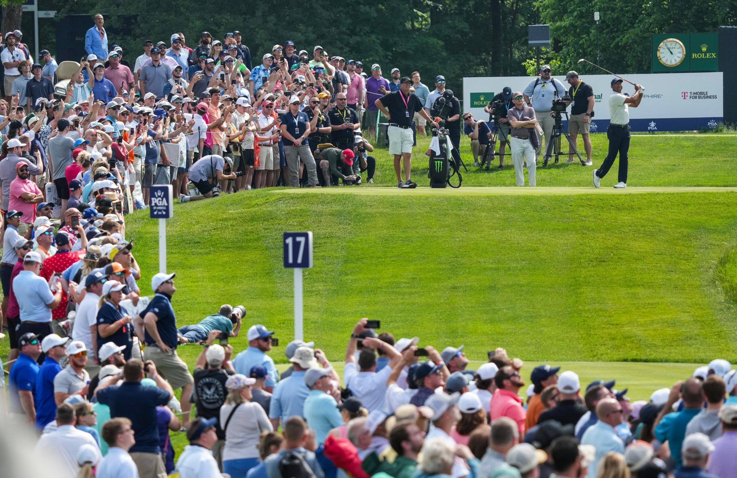 Photos: PGA Championship 2024 Monday practice round at…