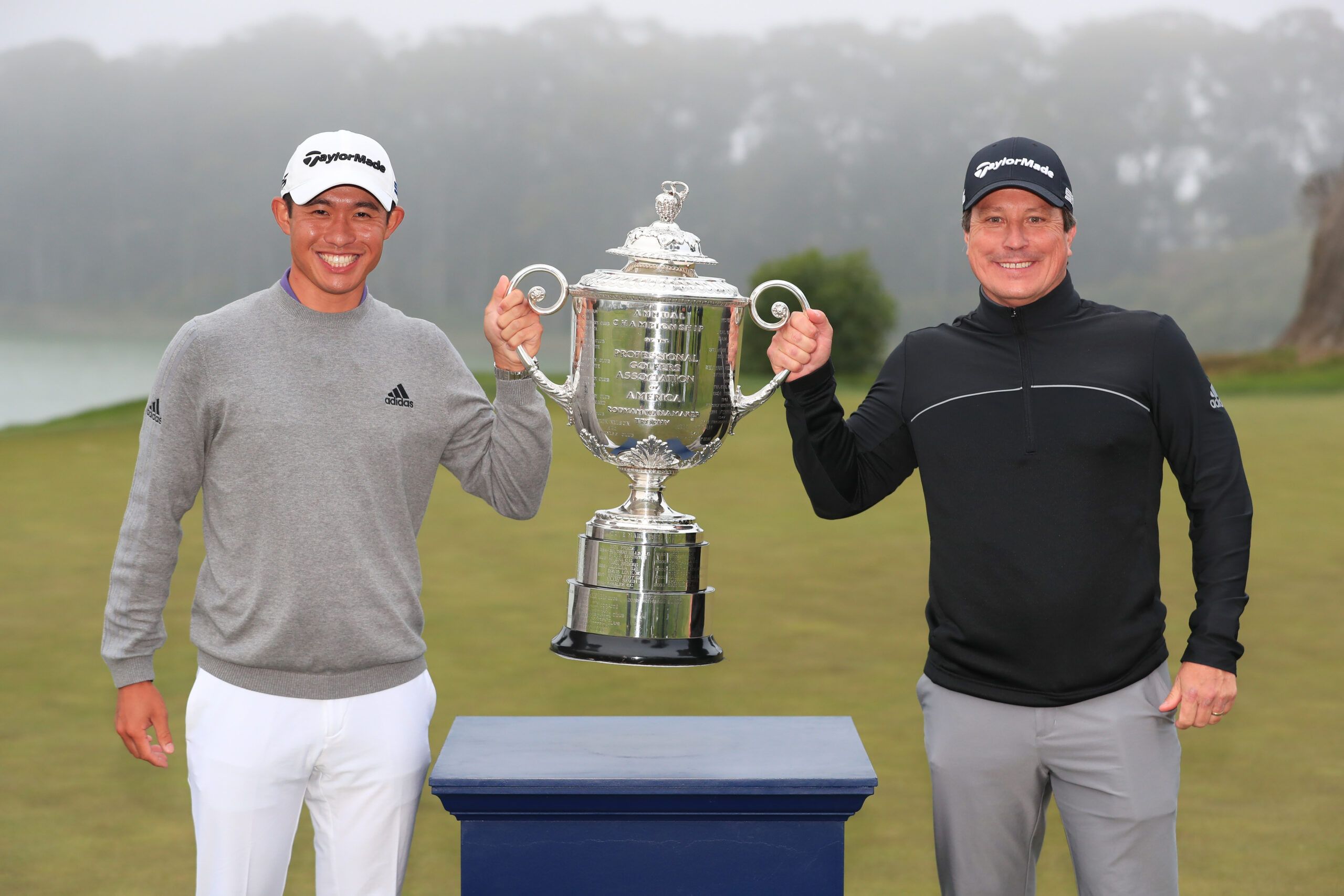 2020 PGA champ Collin Morikawa and longtime coach Rick…