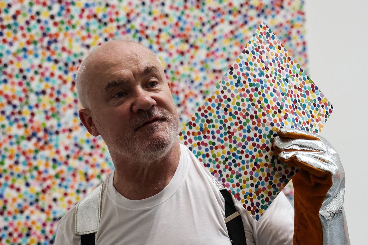 At least 1,000 Damien Hirst artworks created years…