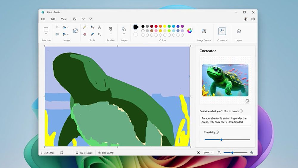 Microsoft Paint can now transform your scribbles into…