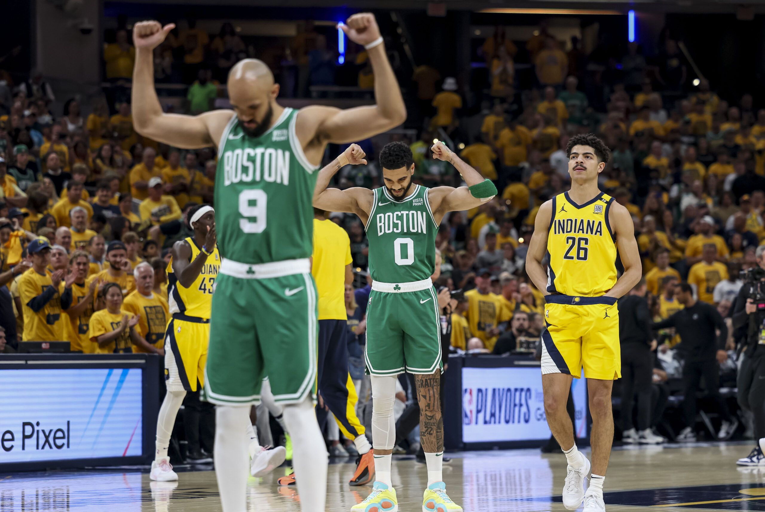 PHOTOS: Boston vs. Indiana – Celtics sweep Pacers with…