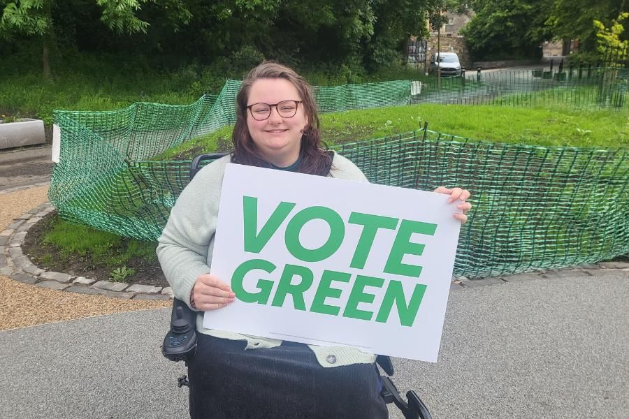 Green candidate aims to improve disability…