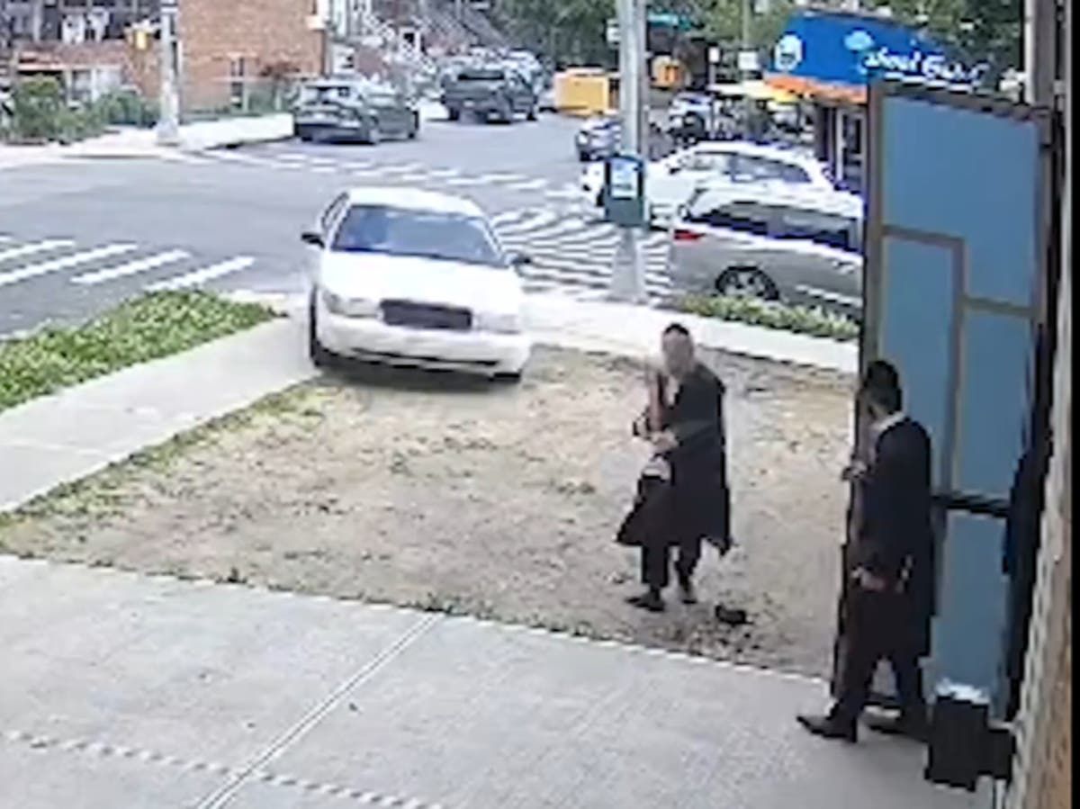 Shocking video shows man attempting to mow down…