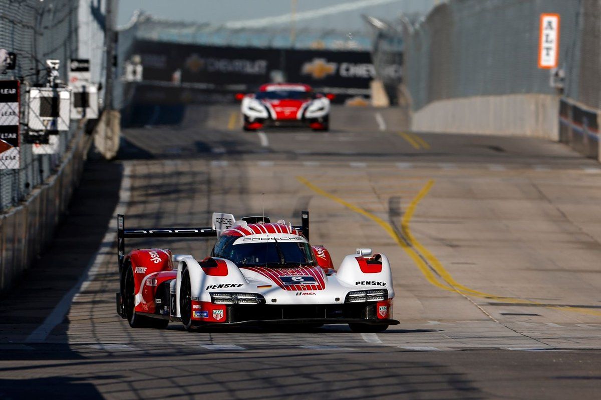 IMSA Detroit: Porsche fastest in FP1 after red flag…