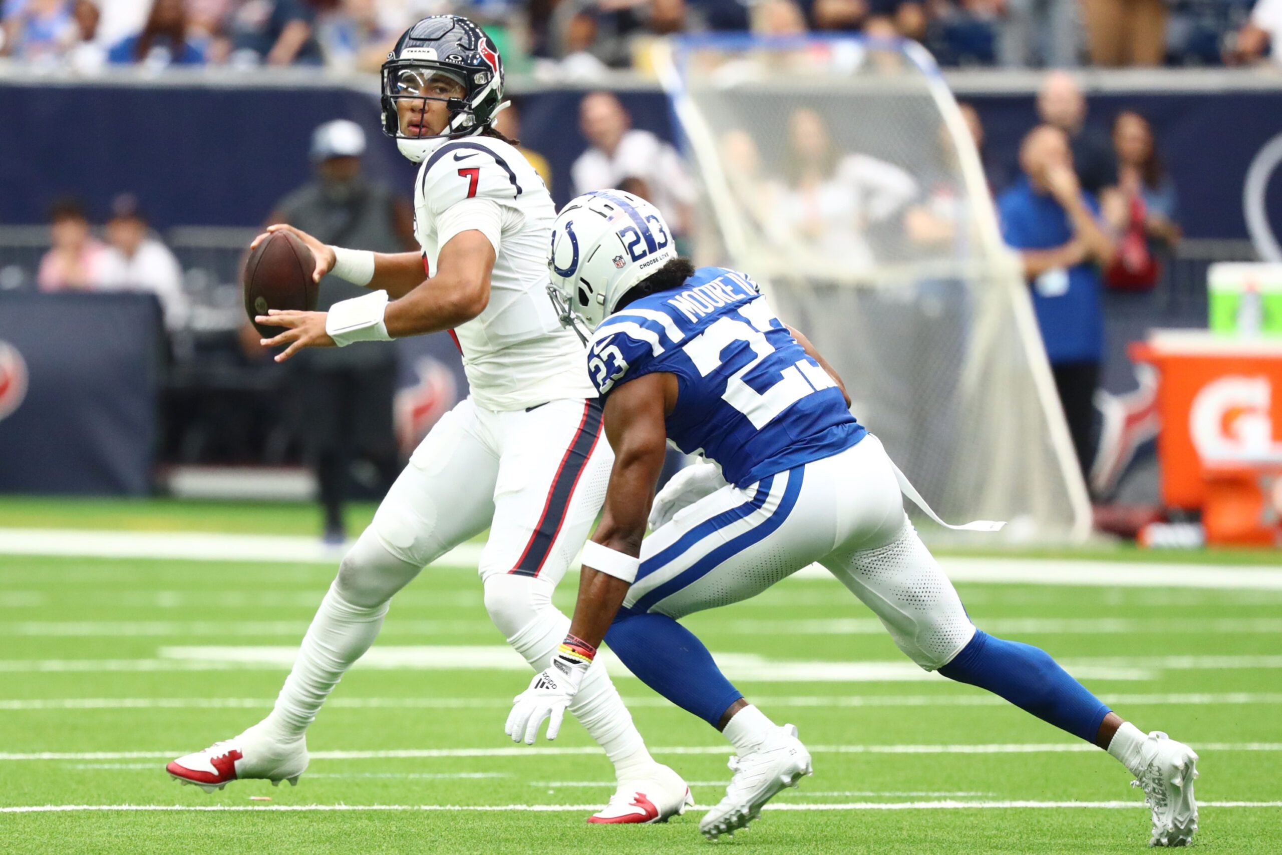 Texans QB C.J. Stroud fires back at Colts LB duo among…