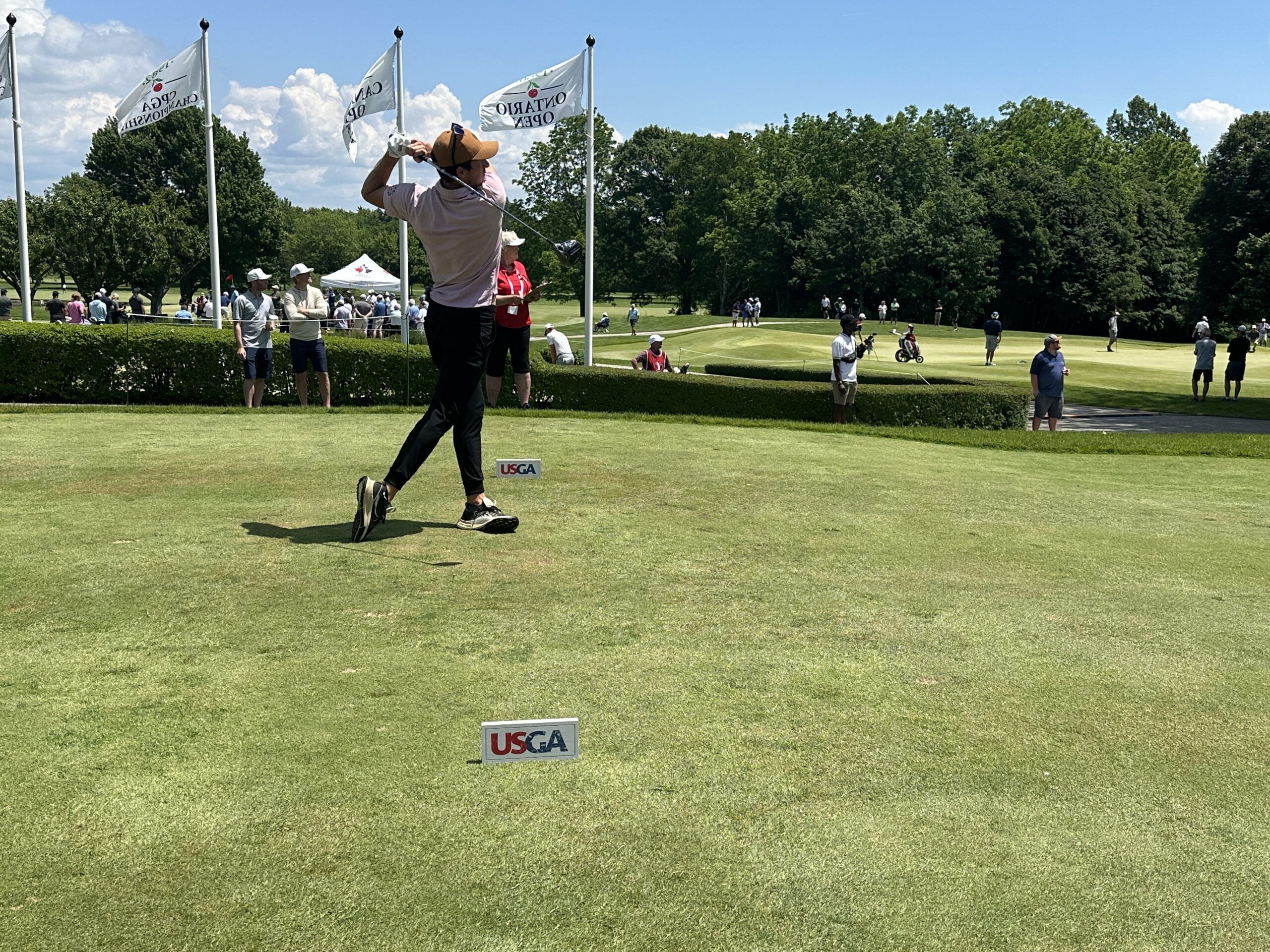 Caddie Alex Gaugert making a run for 2024 U.S. Open…