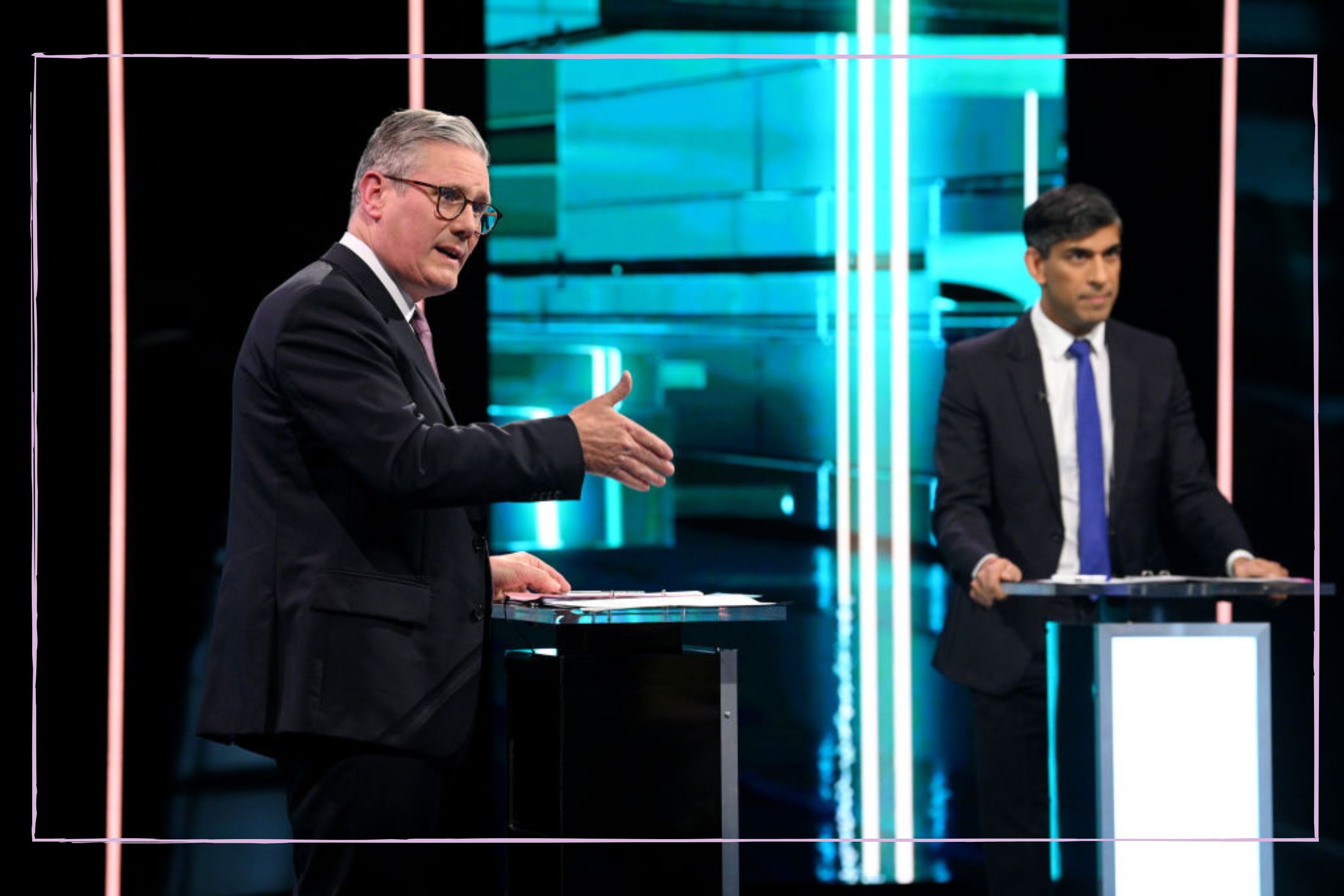 Election debate 2024: Rishi Sunak and Keir Starmer…