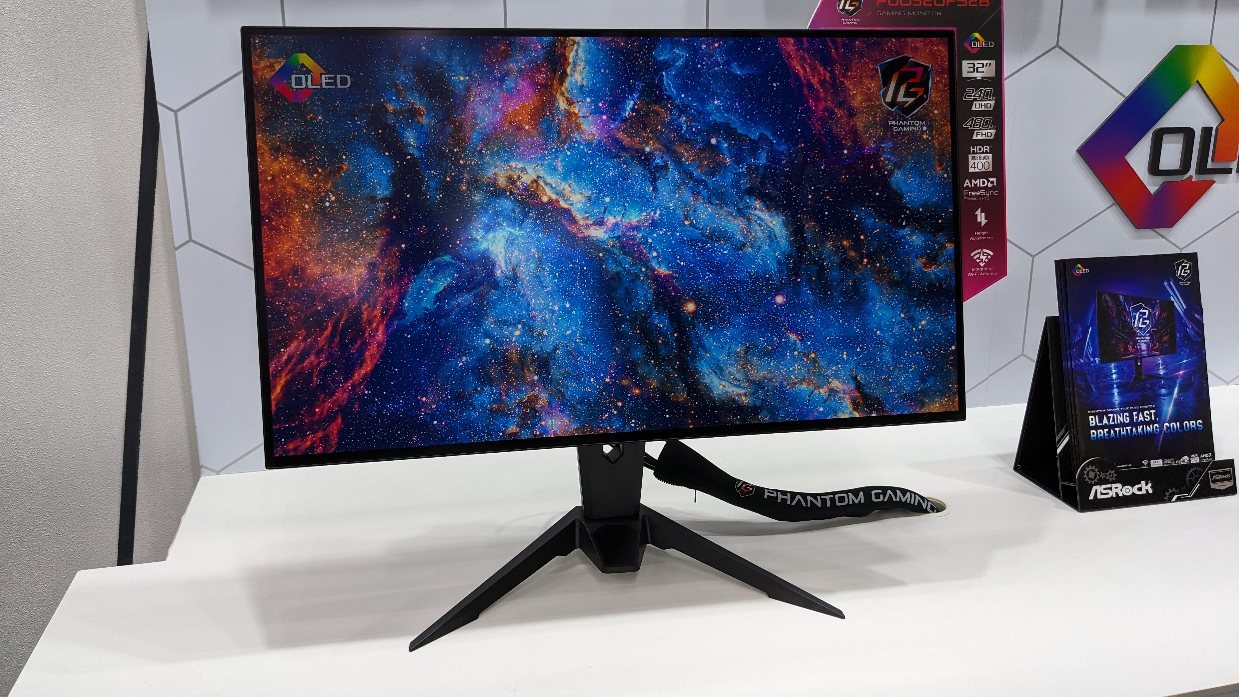 ASRock's 32-inch, 480 Hz OLED monitor is a feast for…