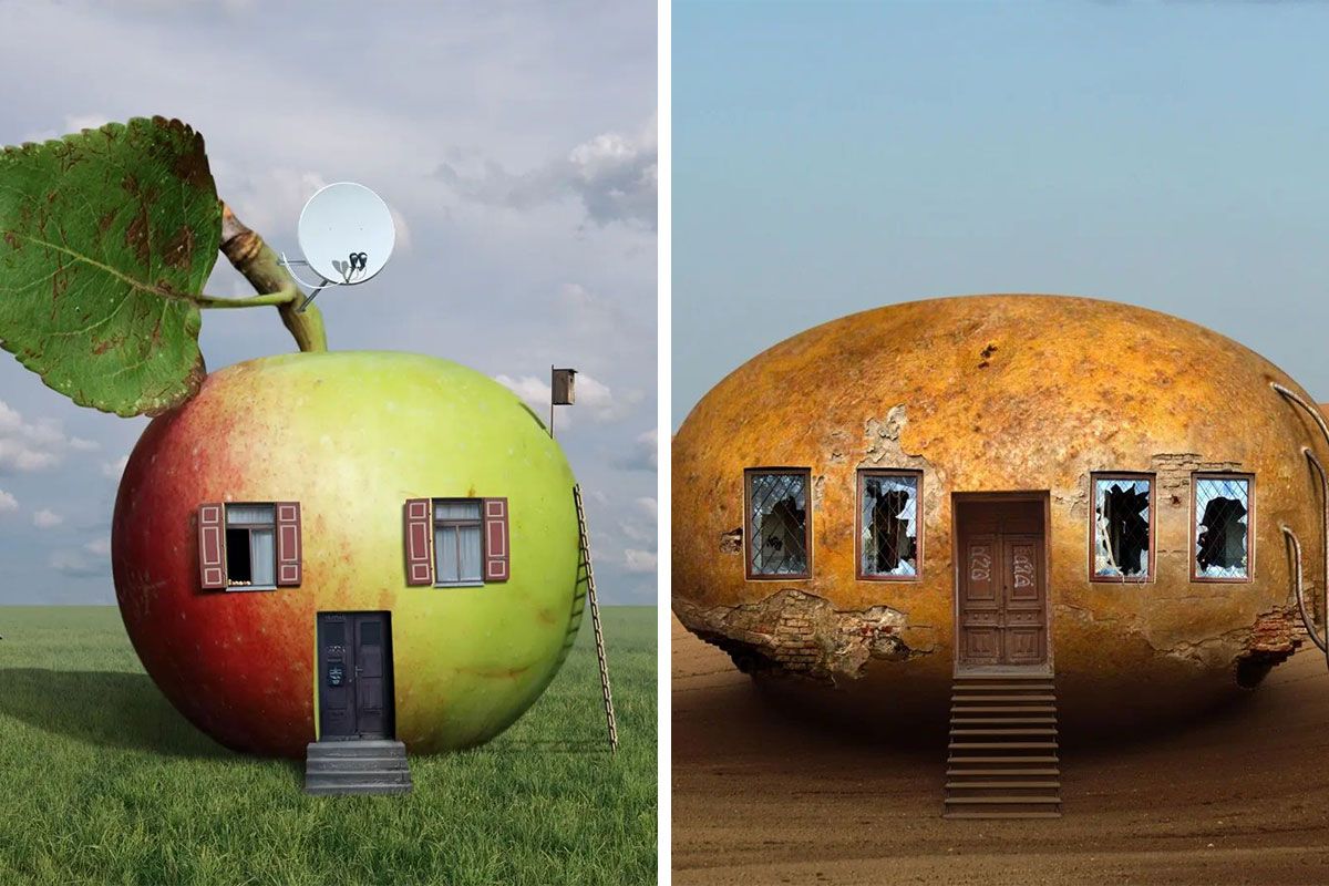 Artist Combines Plants With Architecture To Create…