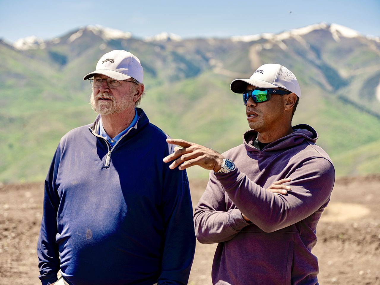 Tiger Woods, Beau Welling visit Utah to inspect…