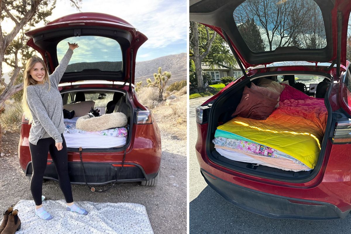 Woman Quits Her Job To Move Into Her Tesla With Her…