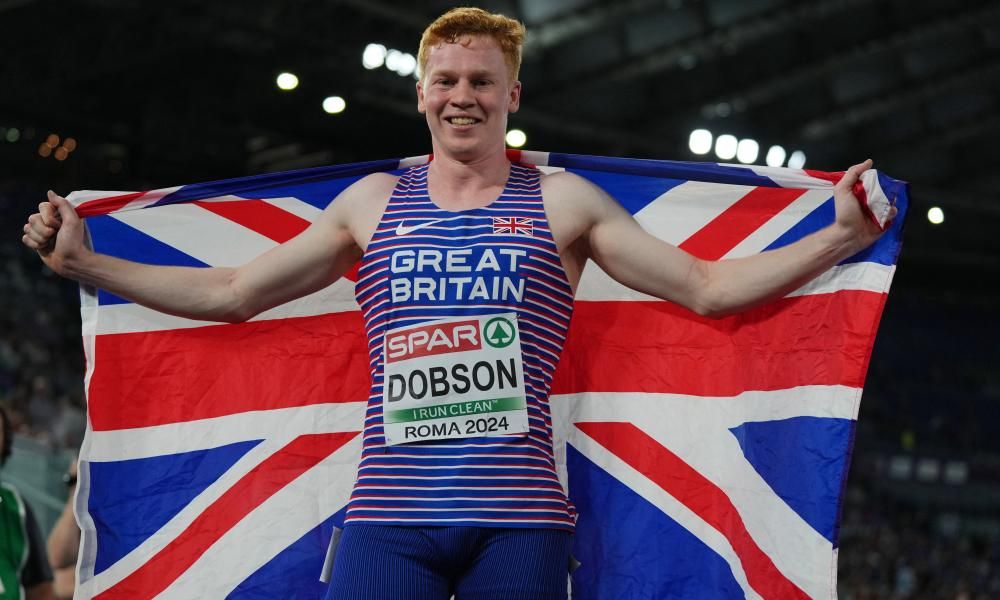Charlie Dobson claims 400m silver as Molly Caudery…