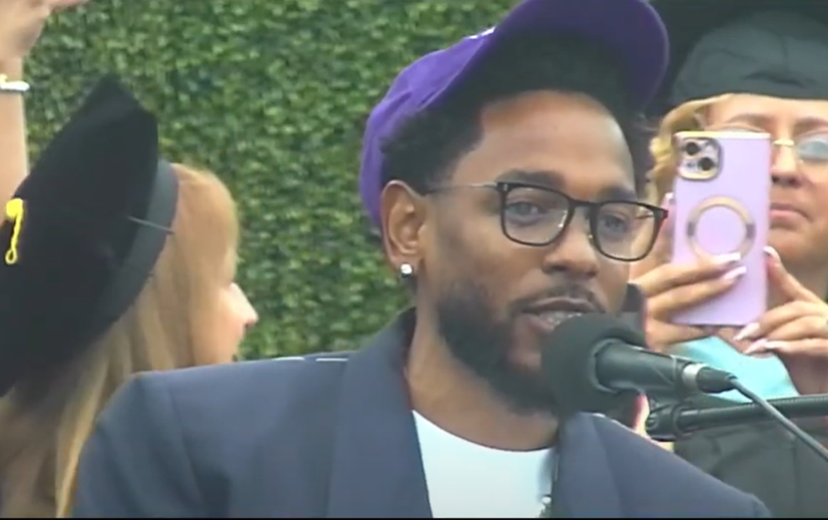 Kendrick Lamar surprises students with commencement…