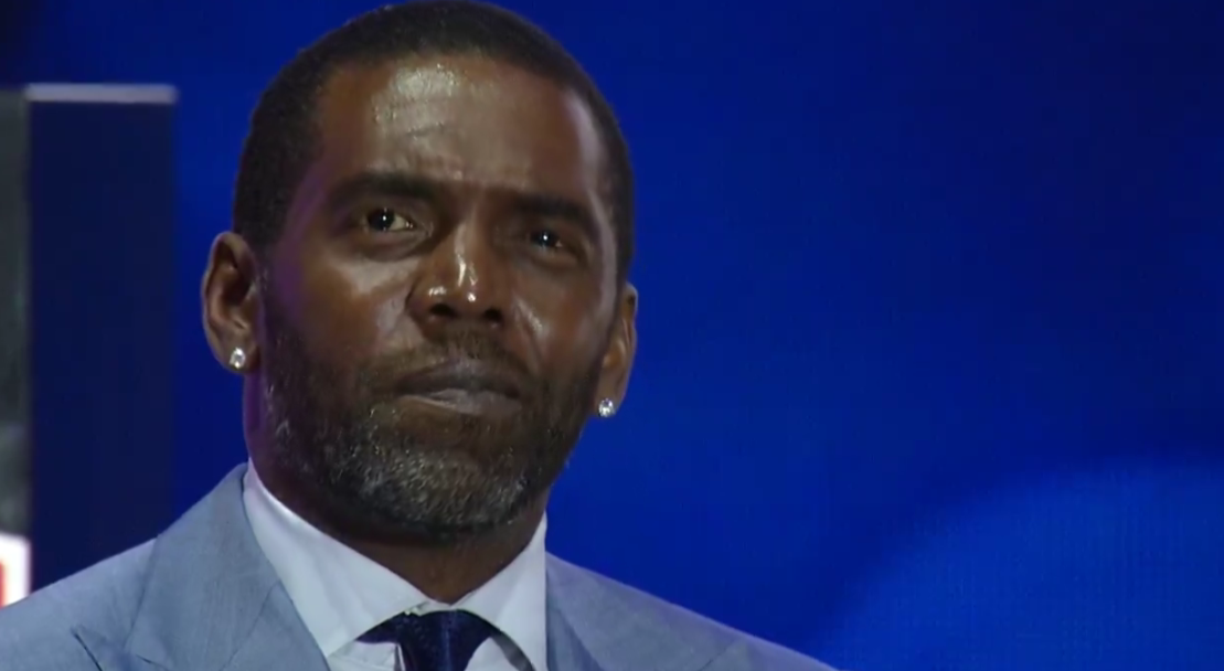 Randy Moss was moved to tears after he got a surprise…