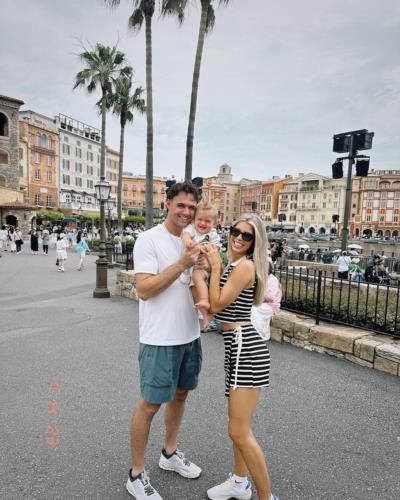 Tyler Beede Enjoys Family Time At Tokyo Disneysea