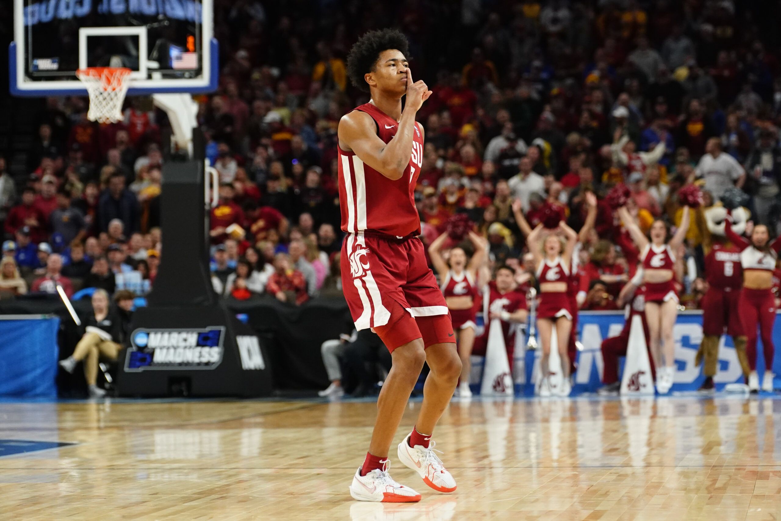 Washington State guard Jaylen Wells, USC forward DJ…