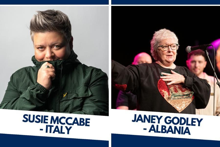 Janey Godley and Susie McCabe go head-to-head in Euros…