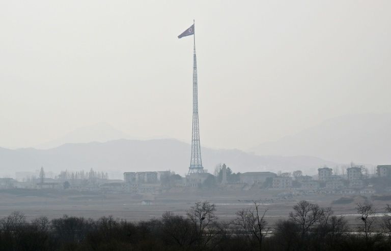 North Korea Building Roads, Walls Inside Demilitarized…
