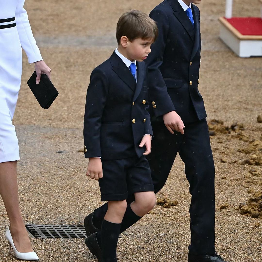 Prince Louis Shows Off His Dance Moves During Trooping…