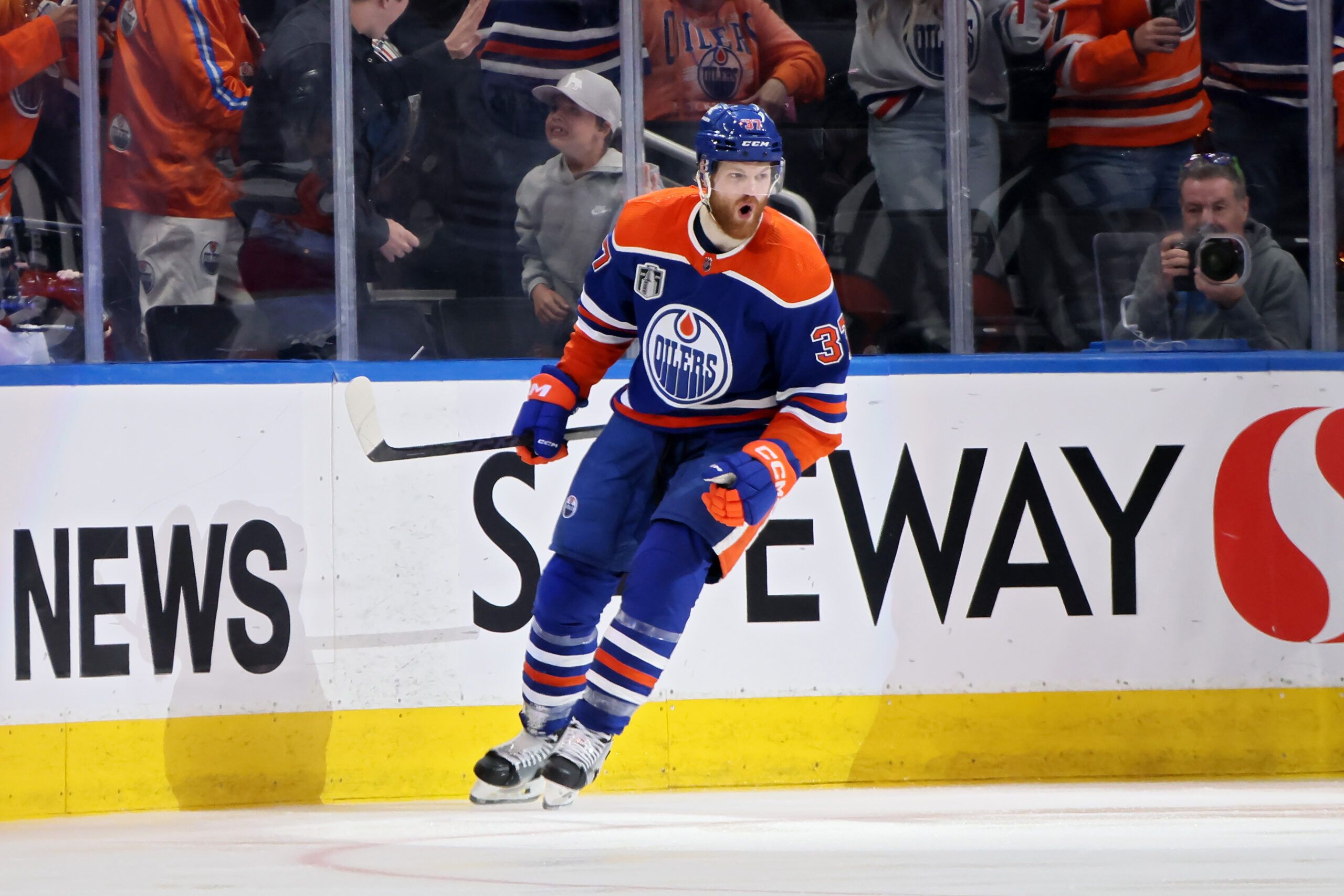 Connor McDavid scored his first Stanley Cup Final goal…