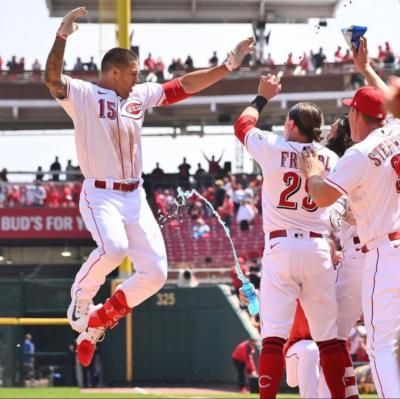 Nick Senzel Captures Team Celebrations In Exhilarating…