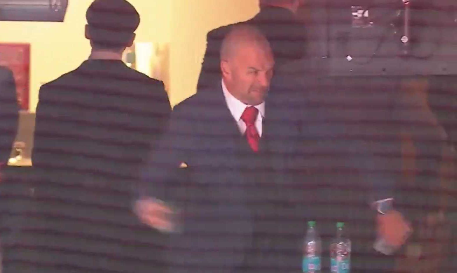Panthers GM Bill Zito furiously chucked a water bottle…