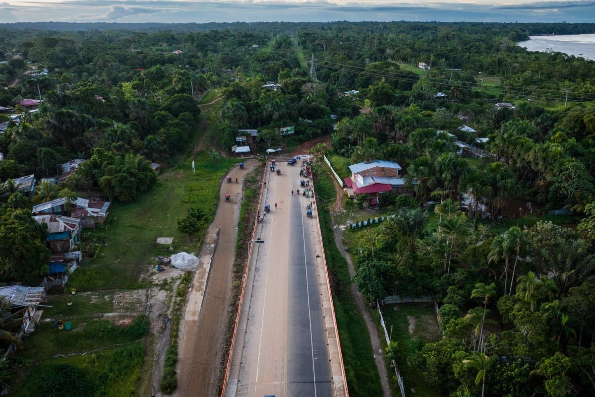 It's the longest bridge ever built in Peru, and so…