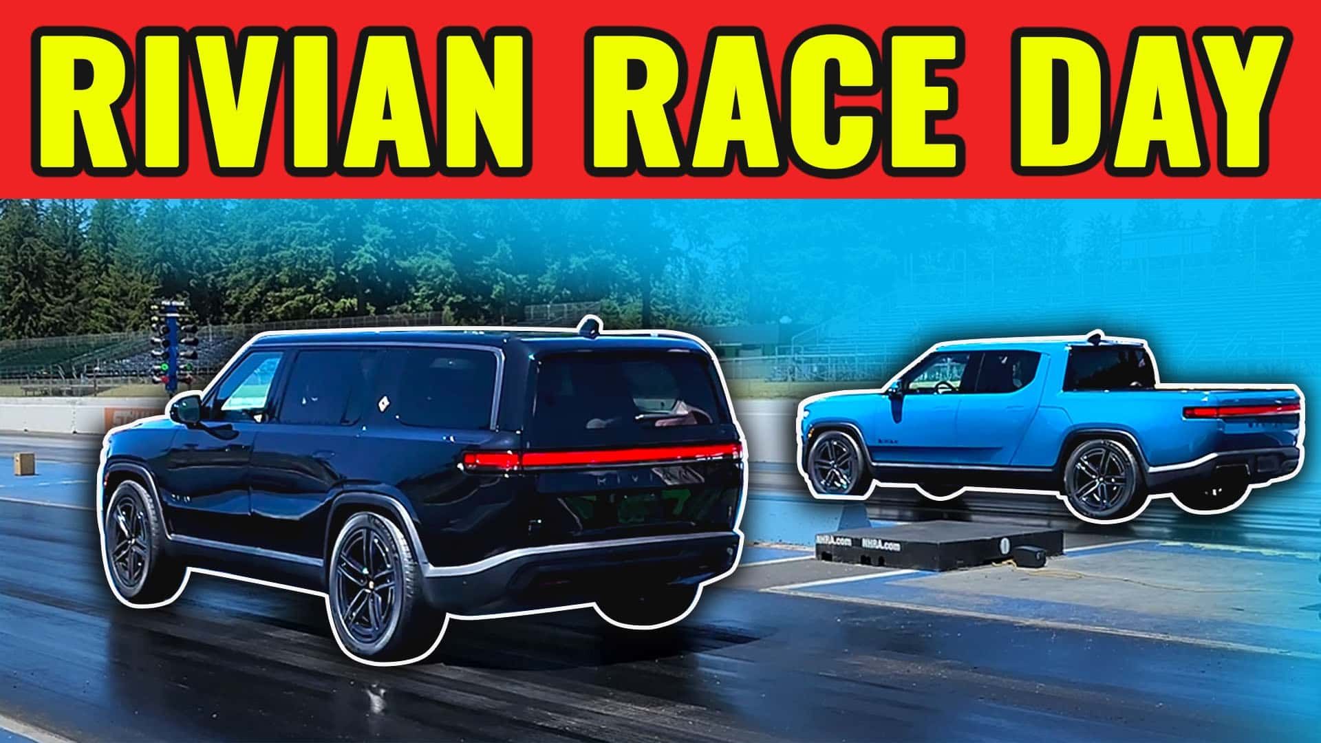 2025 Rivian R1: Watch It Rip It On The Racetrack