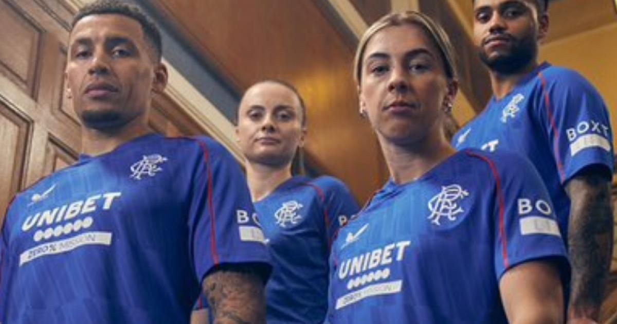 Rangers new home kit is call back to 2002/03 and…