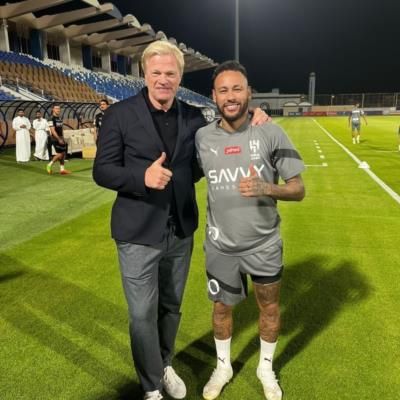 Legendary Goalkeeper Oliver Kahn With Soccer Star…