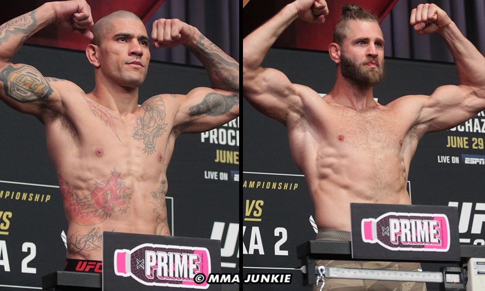 UFC 303 weigh-ins video: Alex Pereira, Jiri Prochazka…