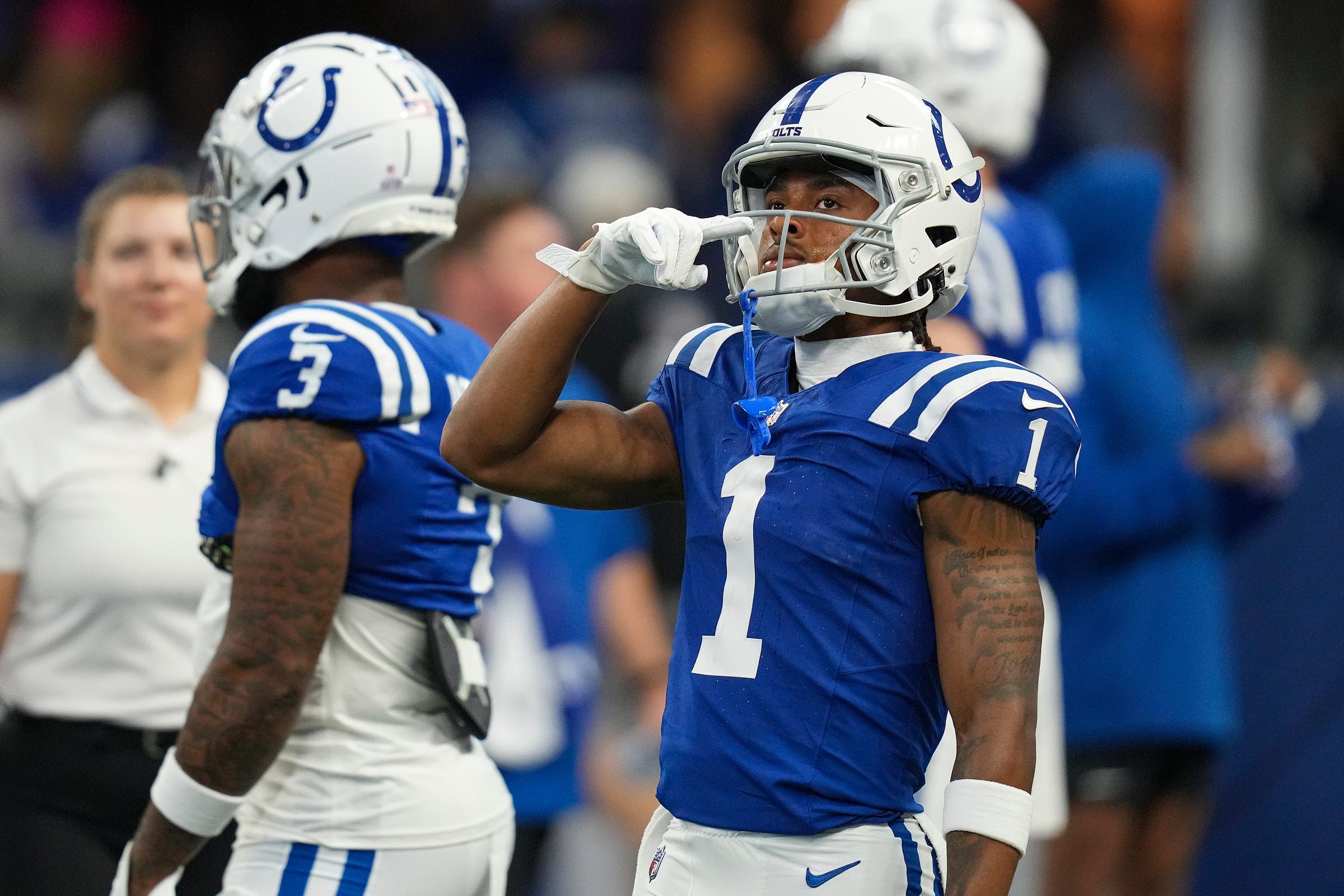 Colts’ Josh Downs finished top 10 in open-target rate…