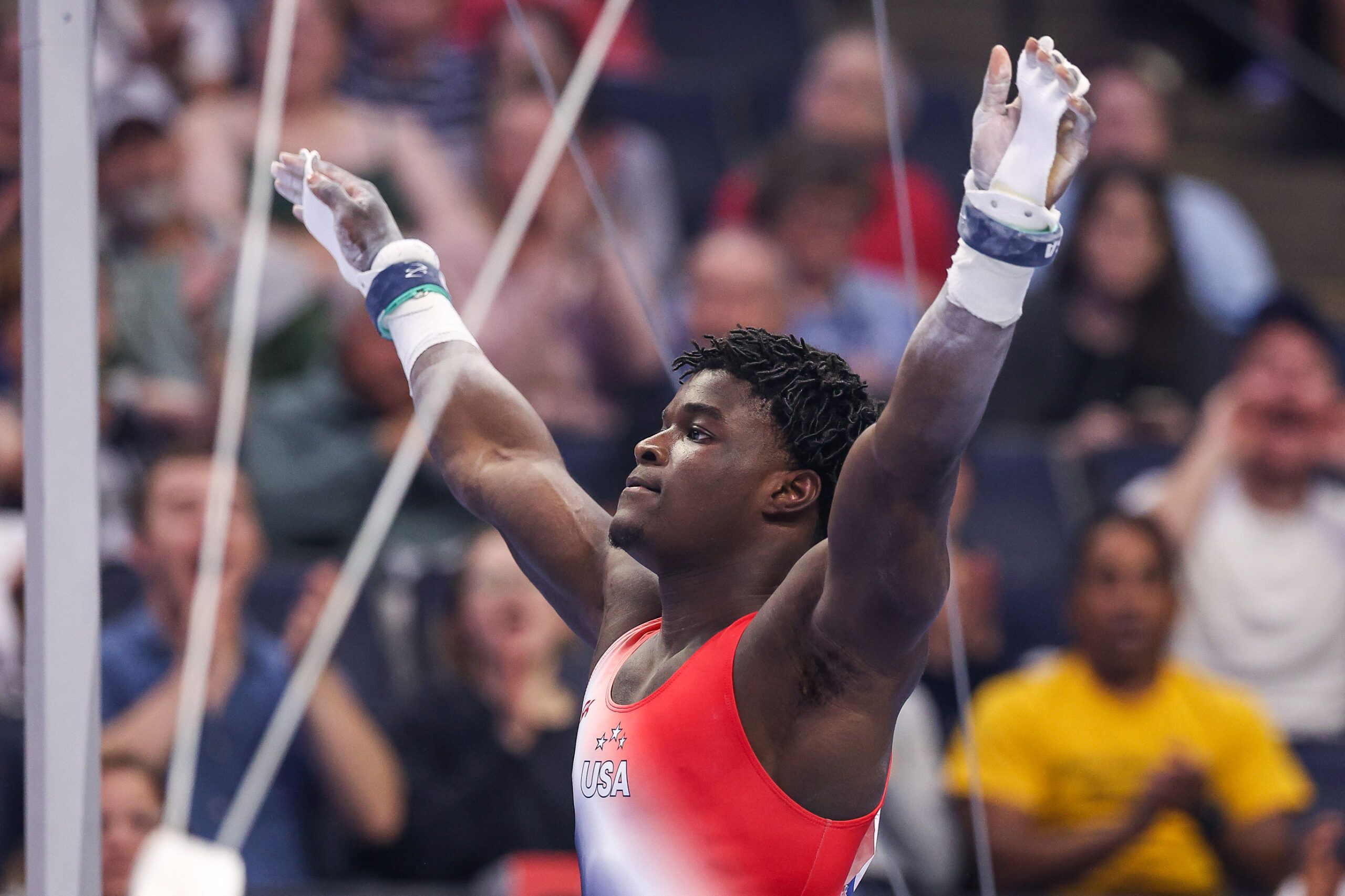 Olympian Frederick Richard is an incredible gymnast…