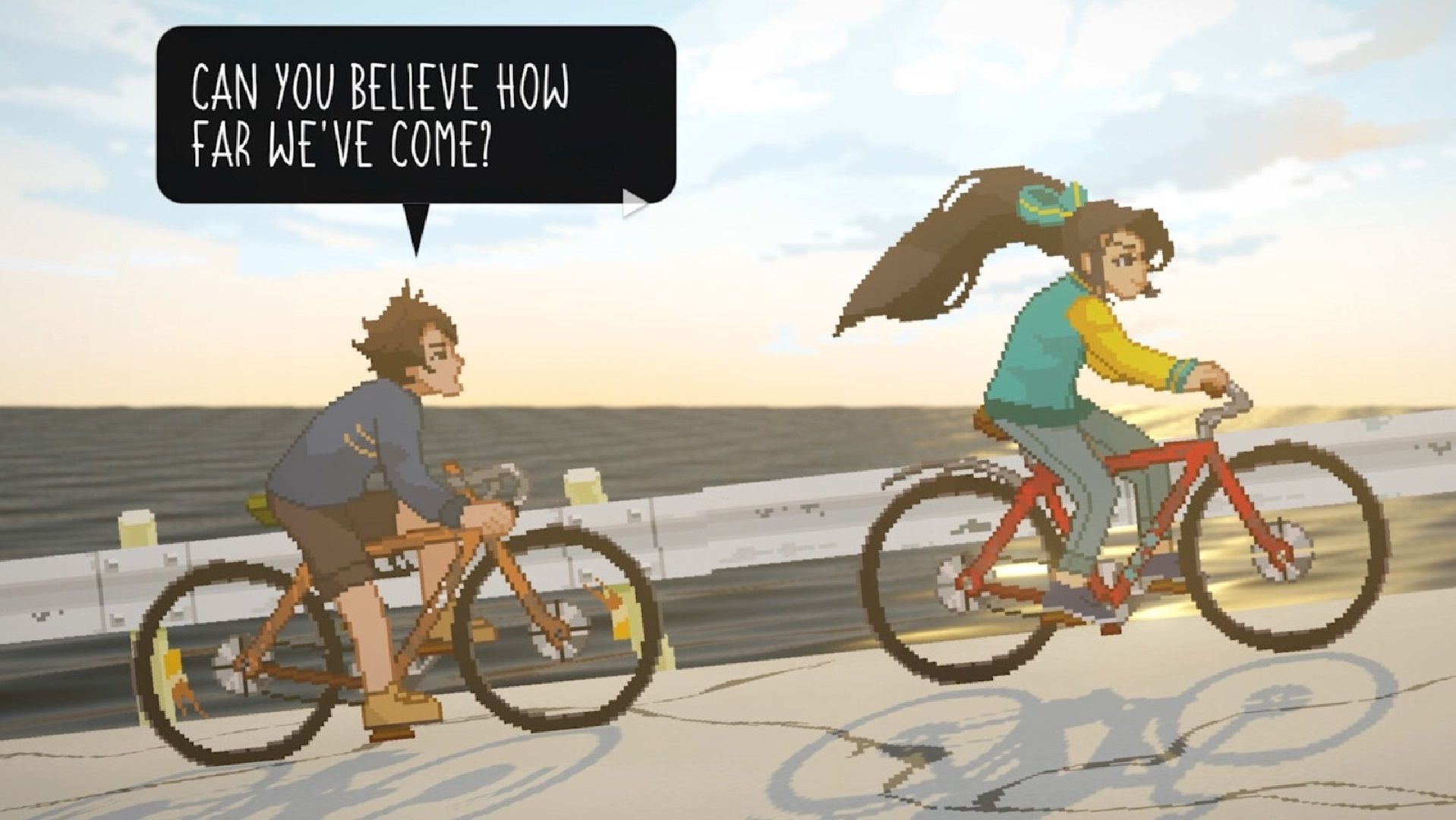 Check out this visual novel that blends 3D and 2D…
