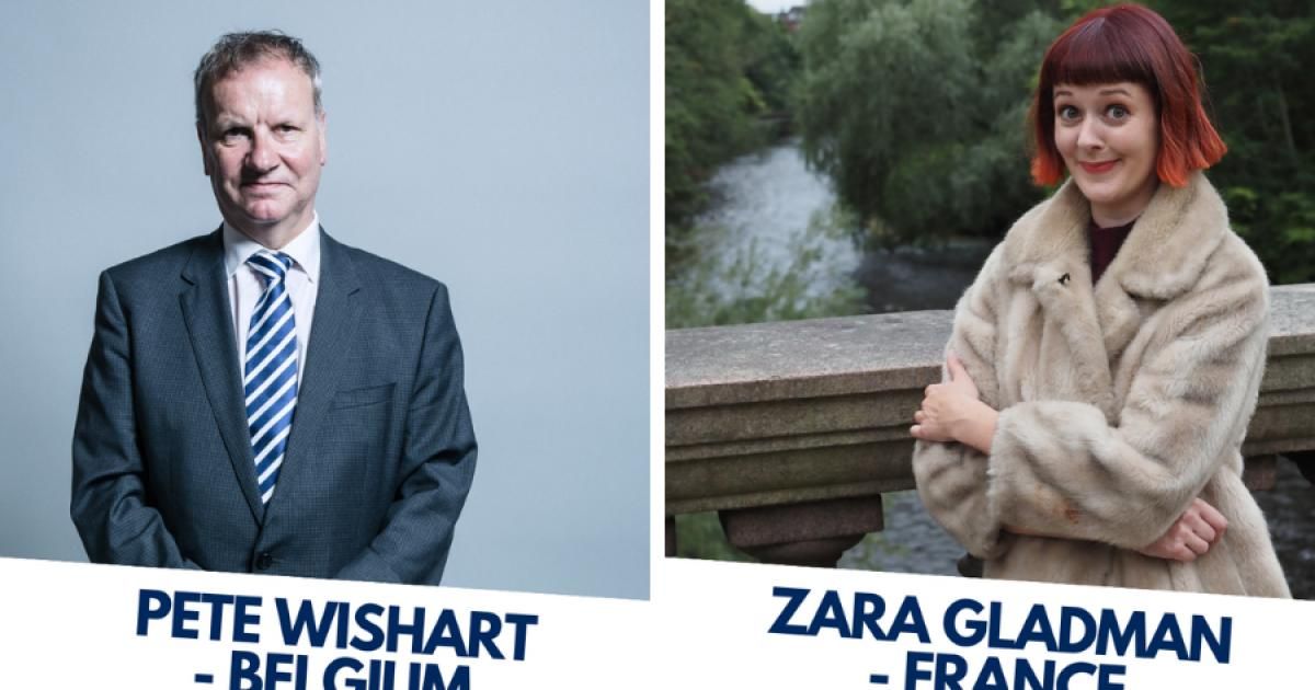 Pete Wishart takes on Zara Gladman as Euros drama…