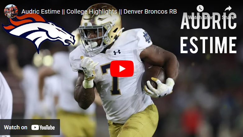 Check out these highlights of Broncos rookie RB Audric…