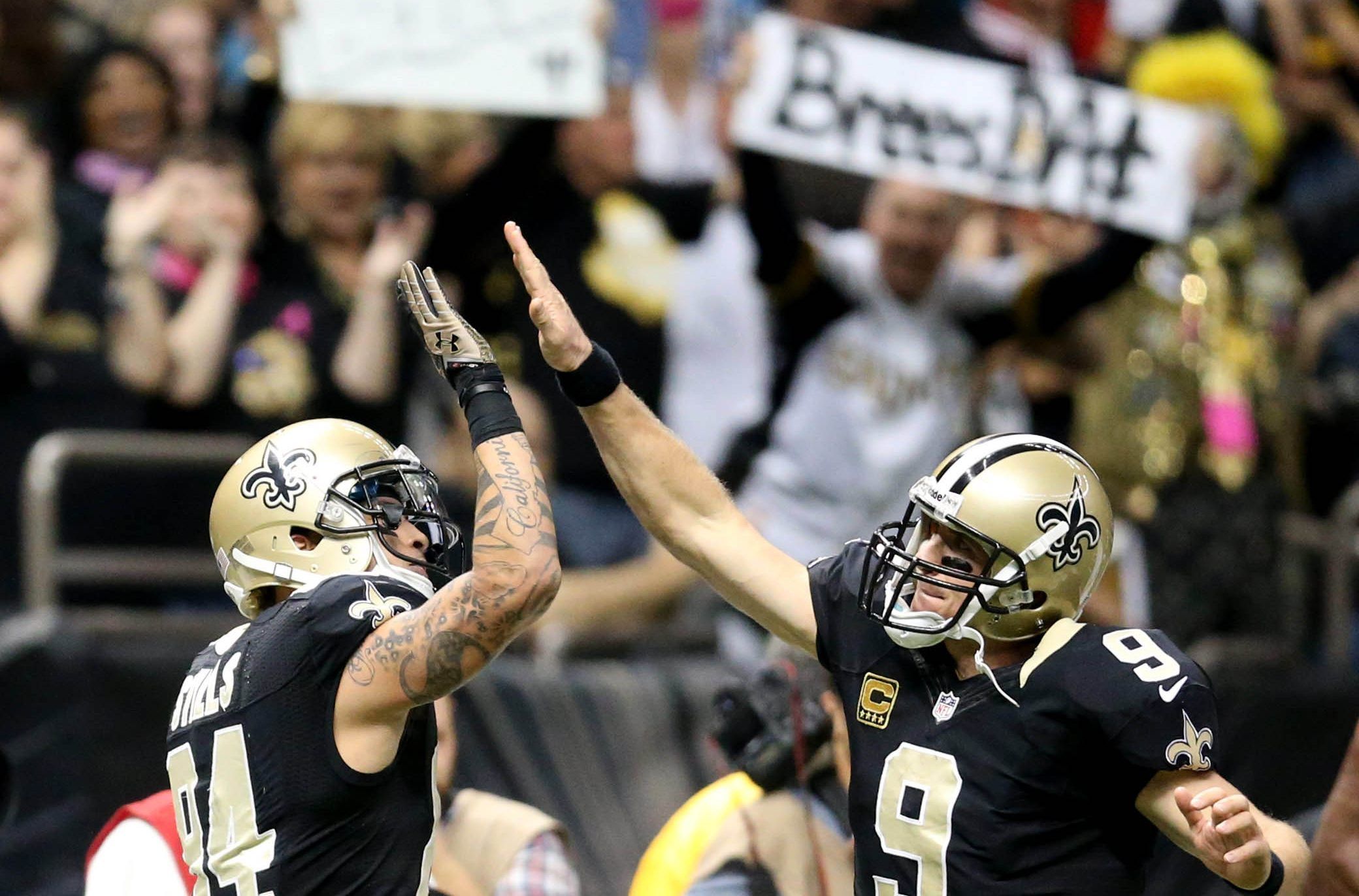 Drew Brees’ 69-yard TD pass to Kenny Stills is the…