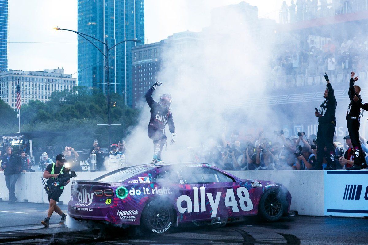 NASCAR Cup Chicago: Alex Bowman prevails in wild race…