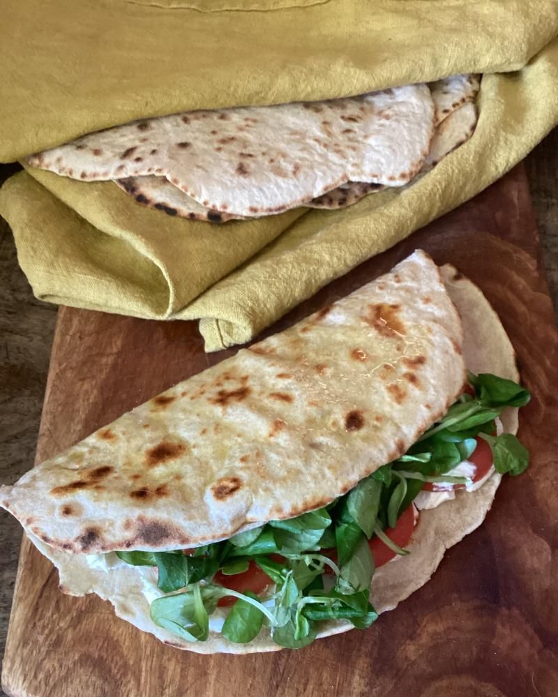 Rachel Roddy’s recipe for flatbreads with yoghurt