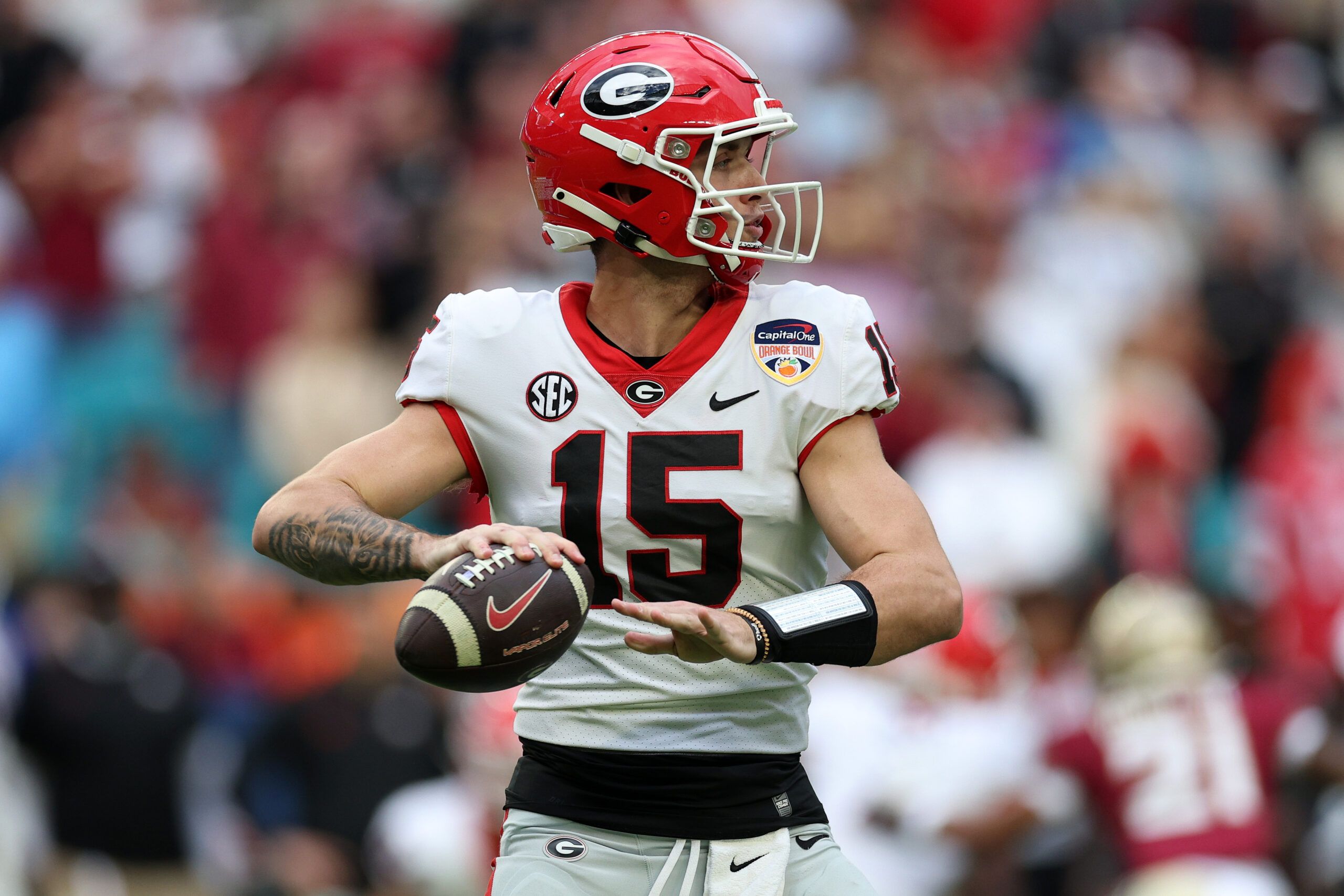 Georgia QB Carson Beck has the chance to be the first…
