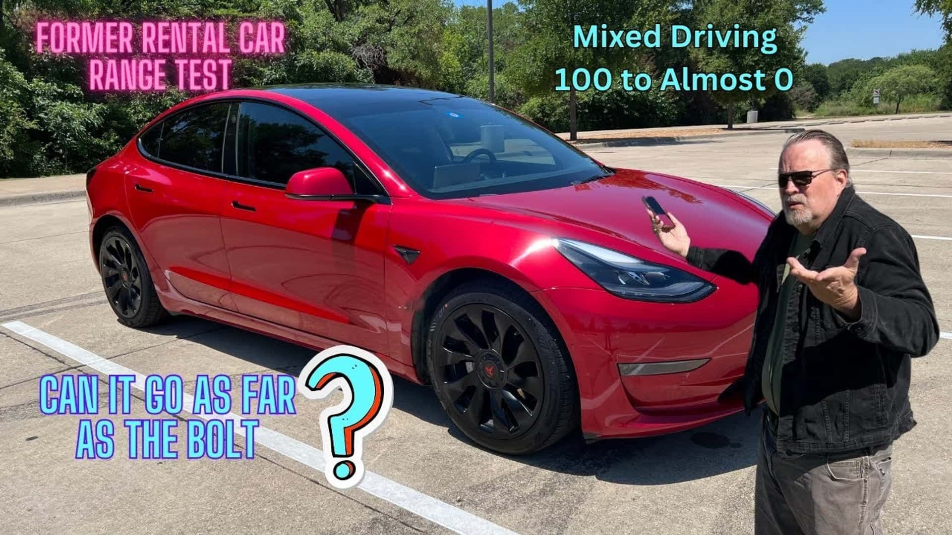 Considering A Hertz Tesla Model 3? Watch This Range…