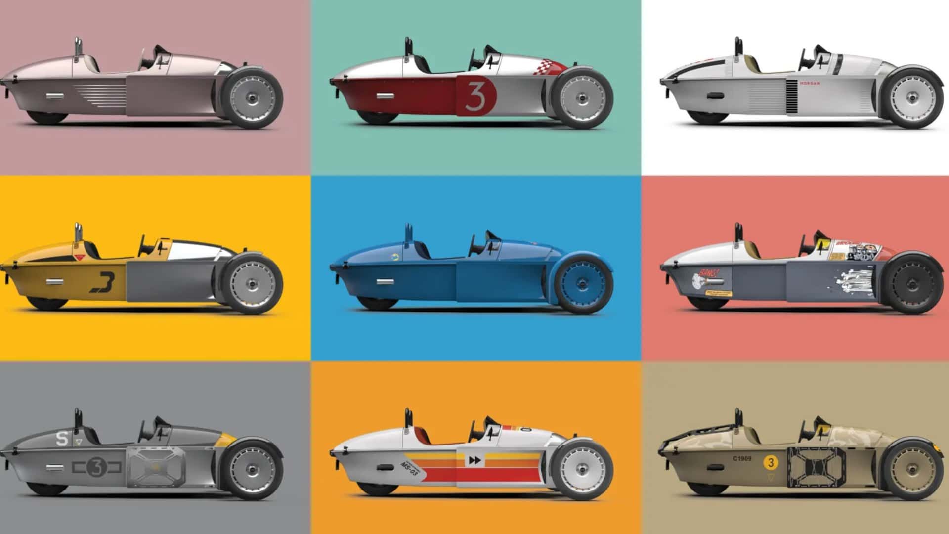 Morgan’s New Three-Wheeler Collection Goes Retro,…
