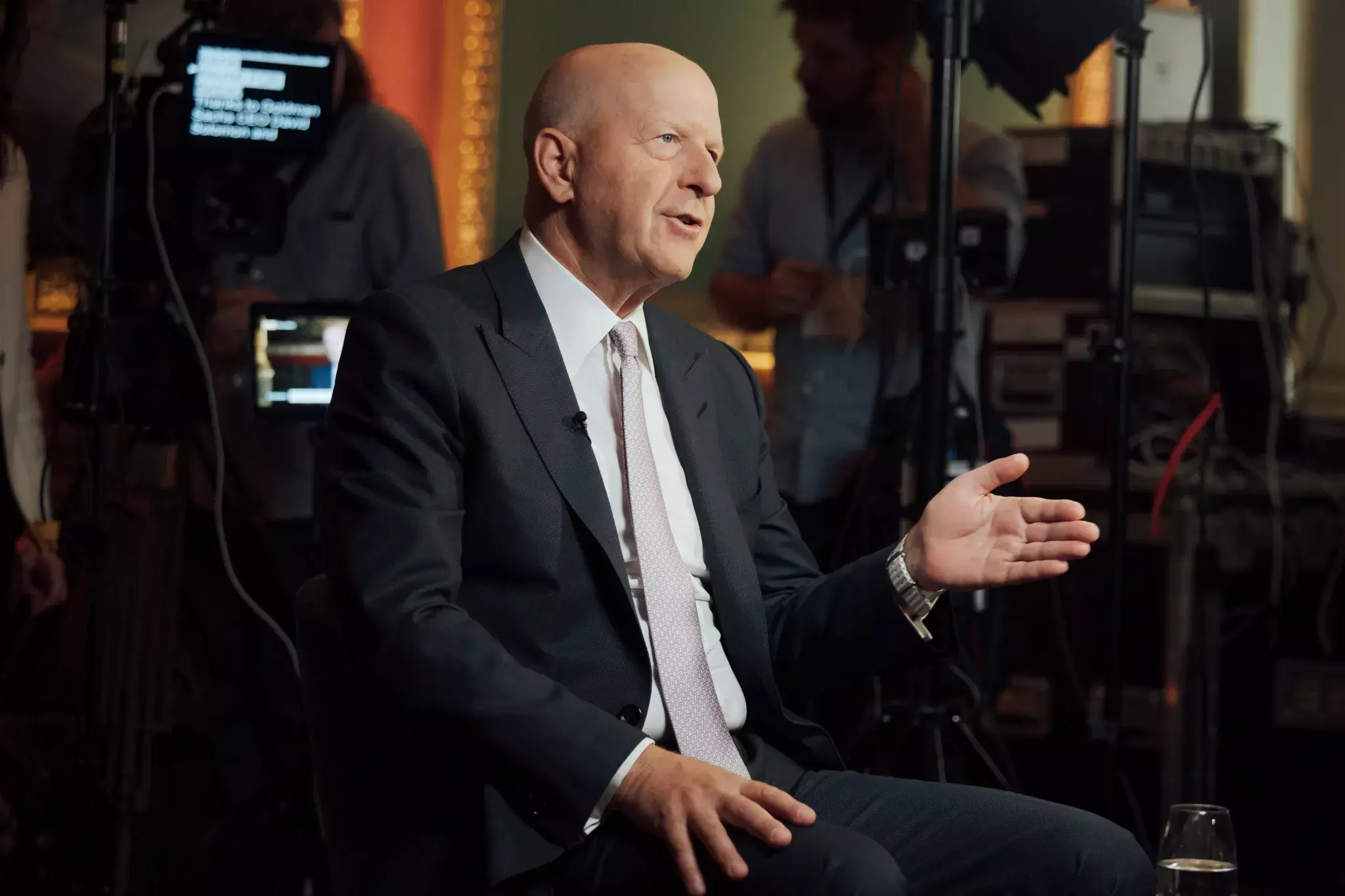 Goldman Sachs CEO is first bank leader to speak…