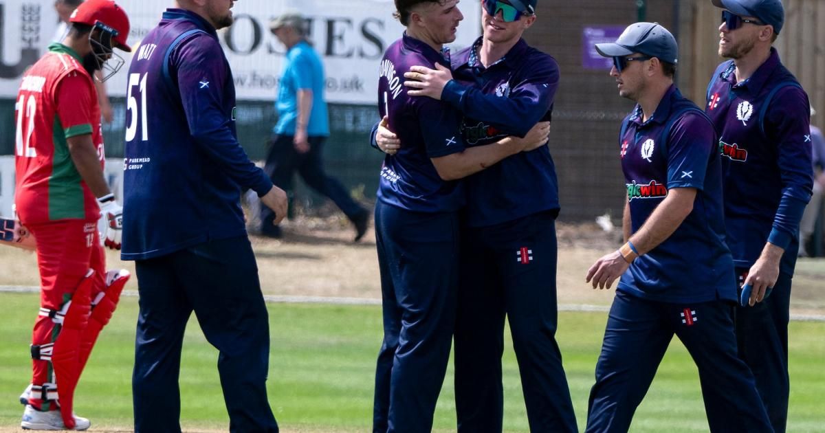 Scotland's one-day cricket match against Oman…