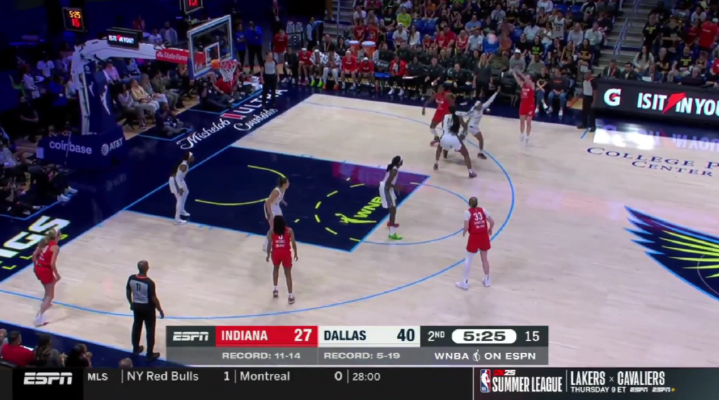 Caitlin Clark got fired up after completing this…