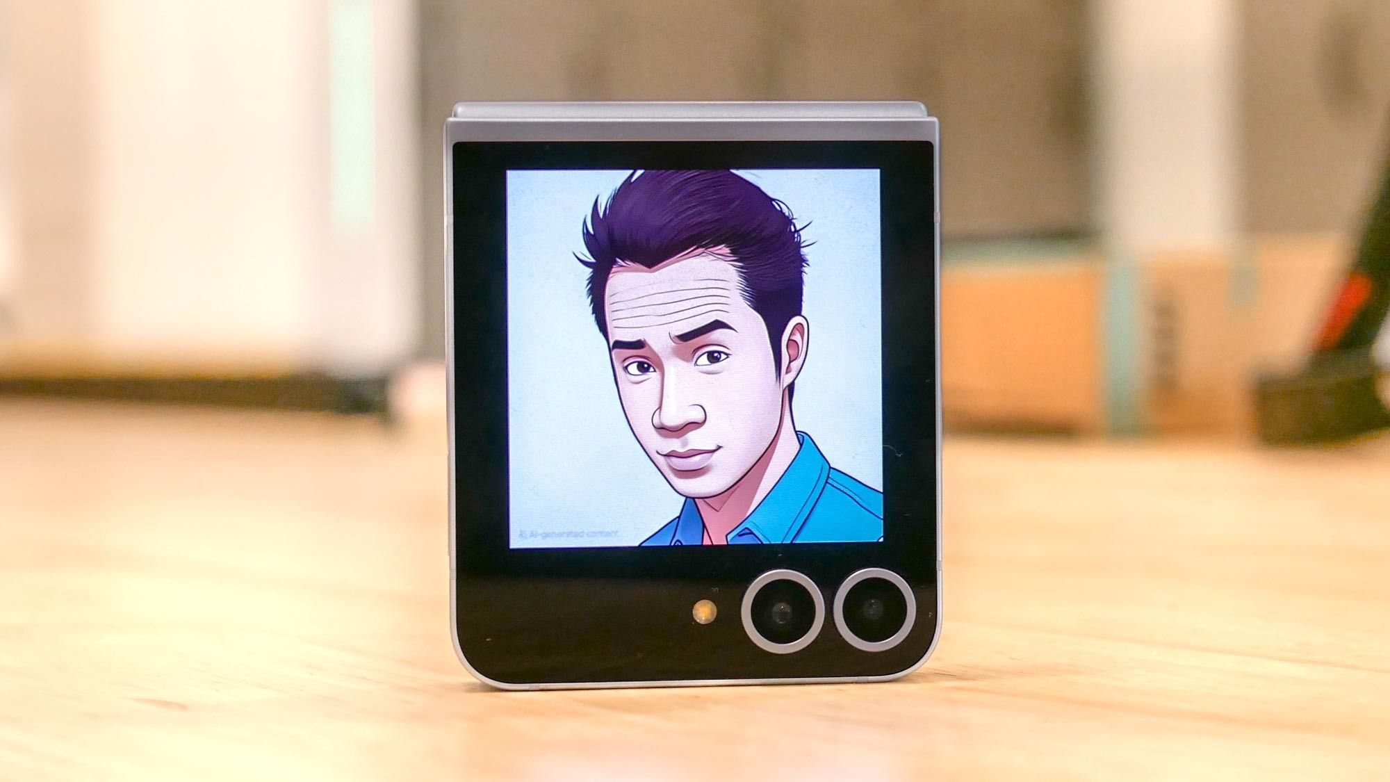 I tried Portrait Studio AI on the Galaxy Z Flip 6